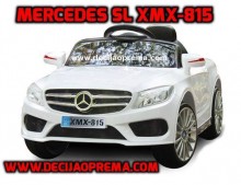 Mercedes sl xmx 815 auto na akumulator sa daljinskim beli