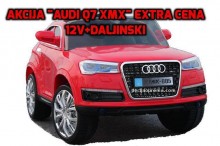 Audi q7 auto na akumulator sa daljinskim upravljanjem crveni