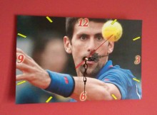 Unikatni zidni sat: novak djokovic 5