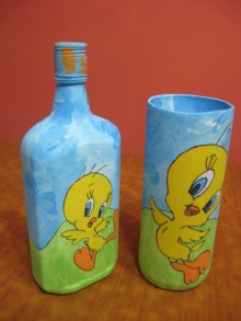 Unikatne staklene vaze i boce