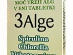 3alge-spirulina,chlorella,lithothamnium