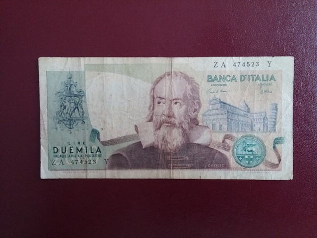 Italija 2000 lira 1983