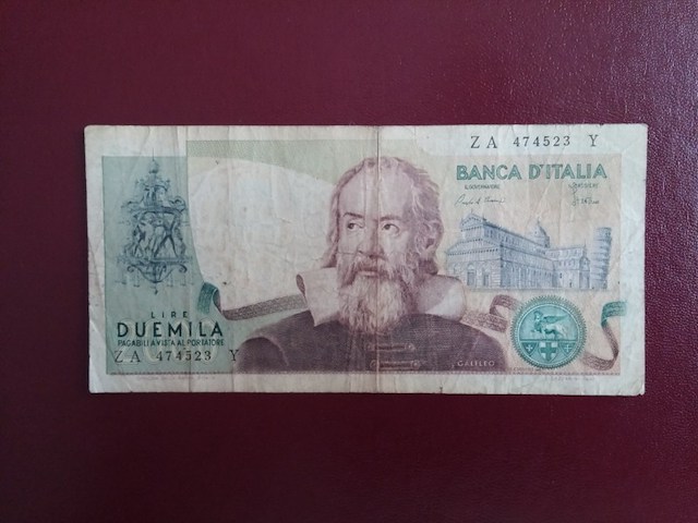 Italija 2000 lira 1983