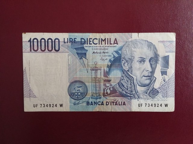 Italija 10 000 lira 1984