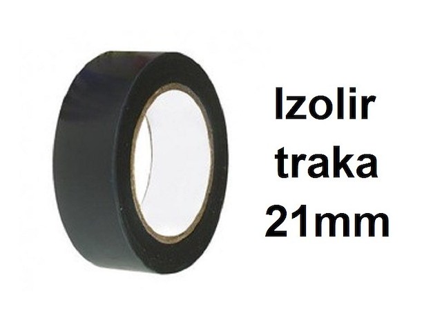 Izolir traka - Crna - 21mm sirina