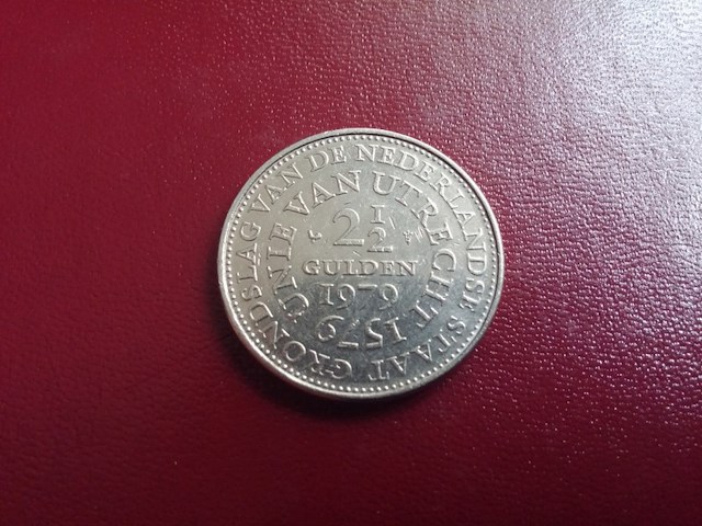 Holandija 2 1/2 guldena 1979 Jubilarani