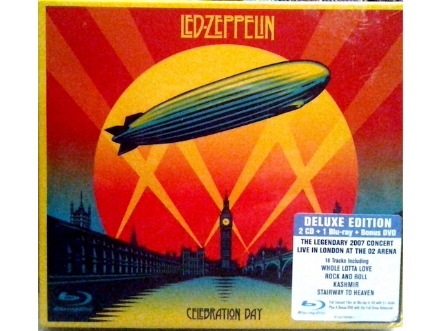 LED ZEPPELIN - DELUXE EDITION  2CD + 1 BLUE RAY + DVD