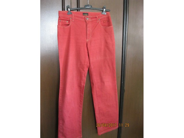 CRVENE FARMERKE OAXS JEANS 32 46 ITALIJANSKE