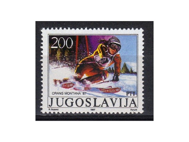 Prva medalja na SP u skijanju 1987.,čisto