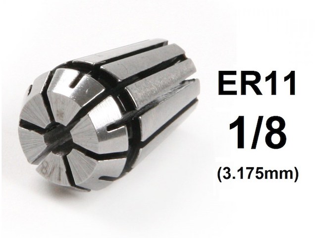 Stezna caura ER11 - 1/8 (3.175mm) - Elasticna caura