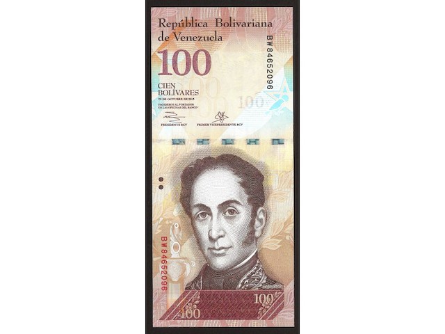 VENECUELA 100 bolivara (2013)  UNC