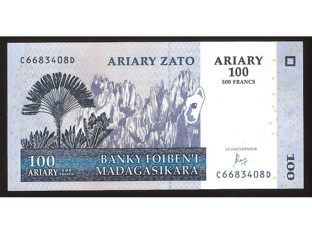 MADAGASKAR 100 arijarija 2004 (2016) UNC