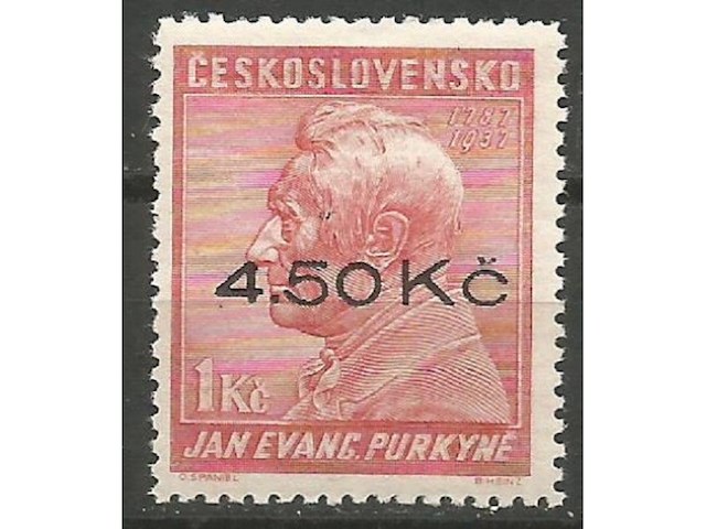 NO Čeh.,Niklasdorf,150 god rođenja-J.E.Purk 1938.čisto