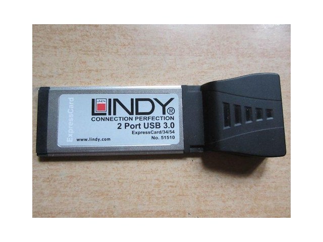 LINDY - 2 port USB 3.0 ExpressCard/34