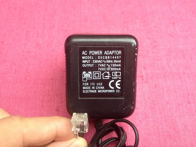 Micropower adapter 7V 150/300mA + GARANCIJA!