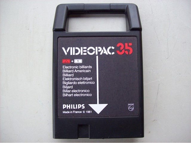 PHILIPS VIDEOPAC 35 bilijar.Made in France -1981 godina