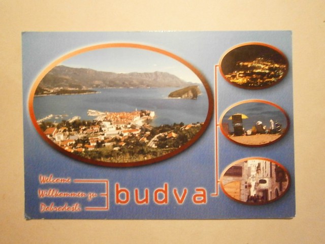 BUDVA; PUTOVALA 2004.GODINE  16x11cm