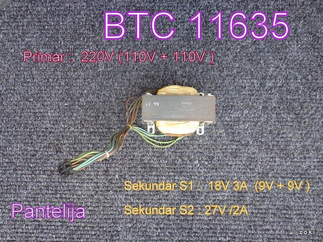 Trafo BTC 11635