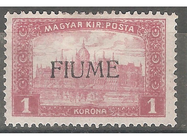 1918 - FIUME Parlament 1 kr MH