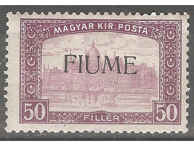 1918 - FIUME Parlament 50 fil MH