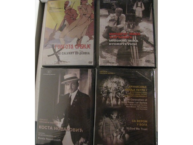 EDICIJA PIONIRI FILMA 1,3,4,5  /  DVD original