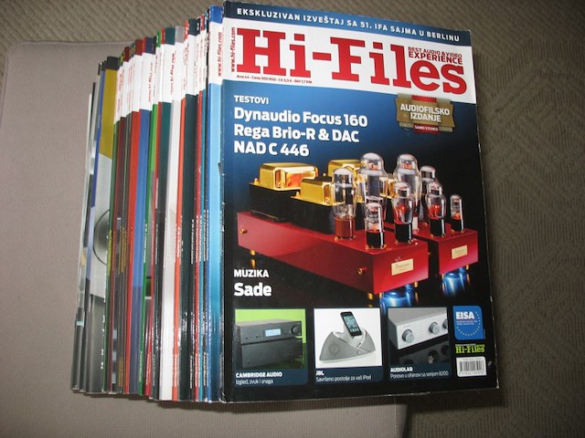 HI FILES  / AUDIO VIDEO MAGAZIN - KOMPLET