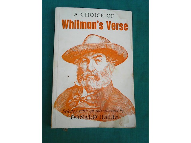 A CHOICE OF KITMA` NS VERSE-DONALD HALL