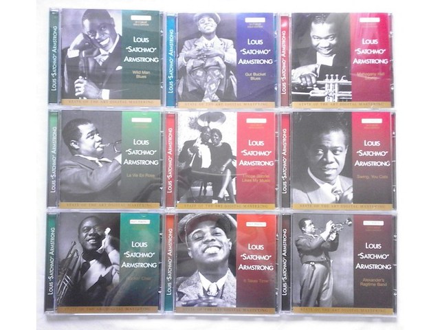 LOUIS  ARMSTRONG  SATCHMO  -  9CD BOX