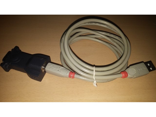 USB A Male - Serial (RS-232) Male
