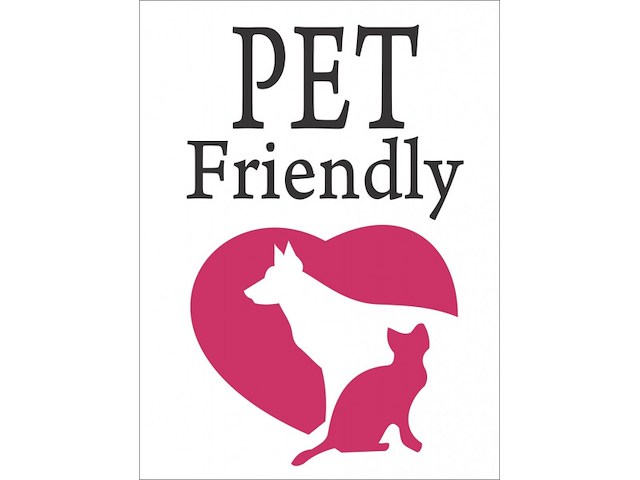 PET FRIENDLY - nalepnice i table