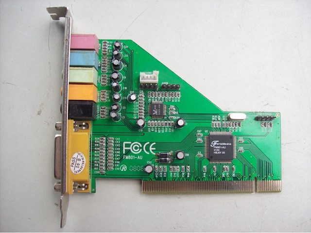Forte Media FM801-AU 4-Channel PCI zvucna