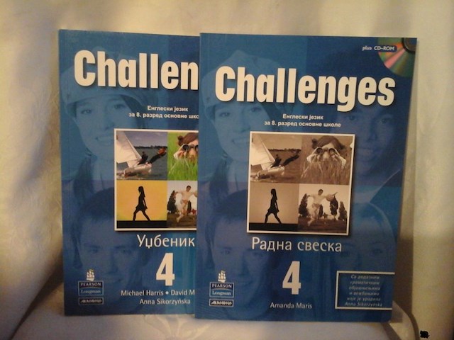 Challenges 4 udžbenik i radna sveska ima CD Pearson