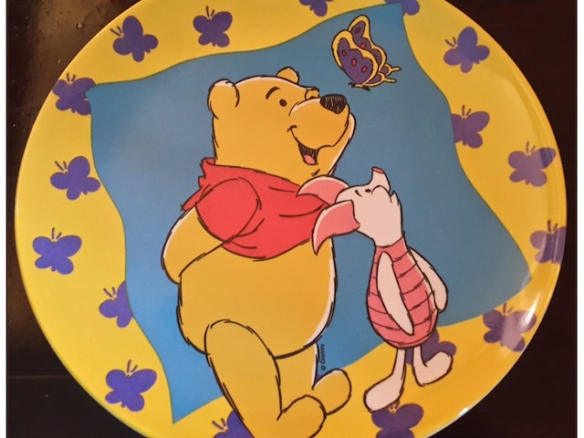 Plasticni tanjir Winnie the Pooh