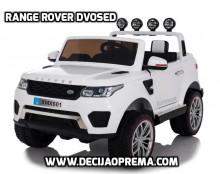 Range rover style dvosed na akumulator za decu 12v beli