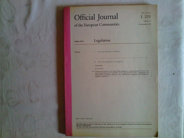 Official Journal of the European Communities