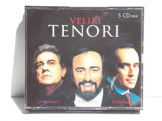 Veliki Tenori 5 cd-a Pavaroti Kareras Domingo