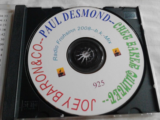 CD PAUL DESMOND I JOEY BARON