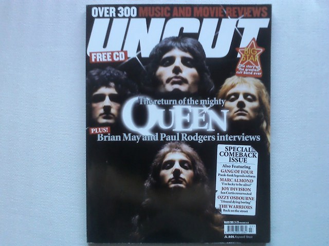 Časopis UNCUT, mart 2005