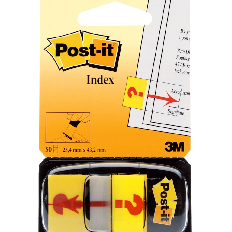 Post-it index "Question Mark", 50 listiÄ‡a, 25,4x43,2mm 680-32R
