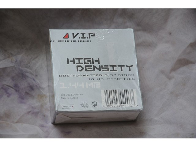 High density 10 disketa