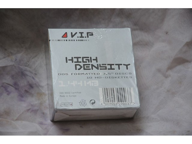 High density 10 disketa