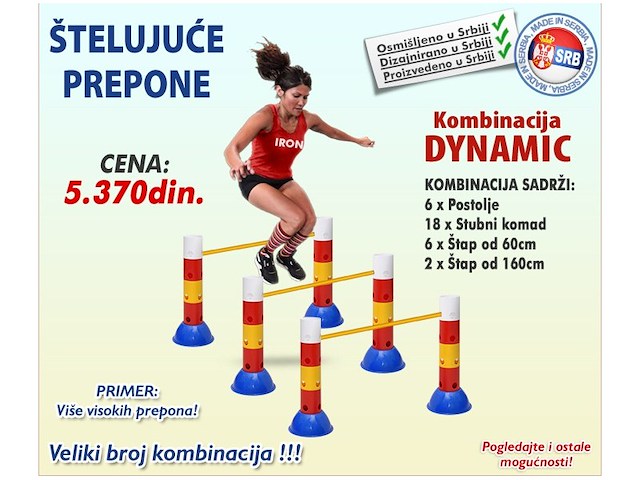 Prepone, čunjevi - KOMBINACIJA DYNAMIC