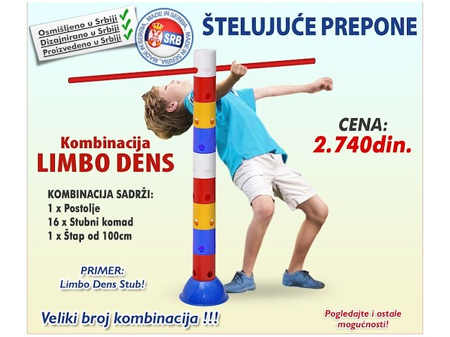 Prepona podesiva za LIMBO DENS ( stelujuci cunjevi )