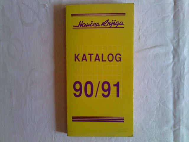 Naučna knjiga - Katalog 1990/91