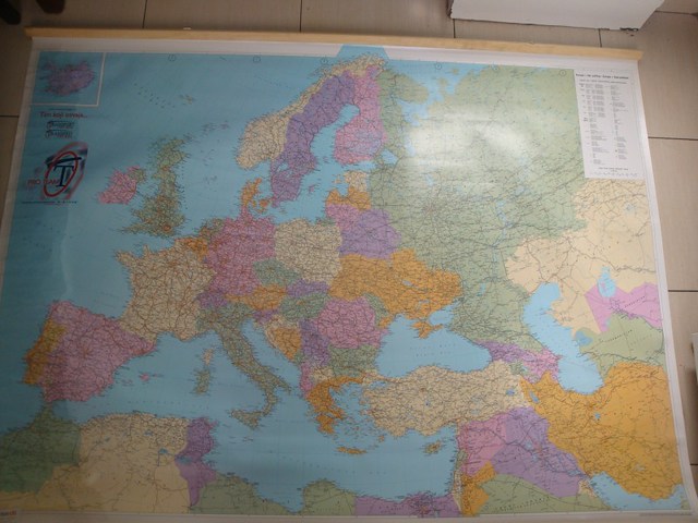 Karta Evrope