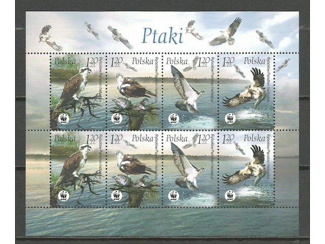 or Poljska 2001. WWF Ptice cist blok