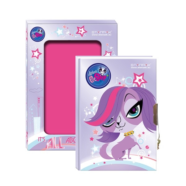 Dnevnik sa kljuÄiÄ‡em Littlest Pet Shop 170x125 mm