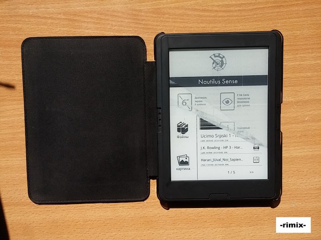 Ebook reader - Nautilus Sense + futrola