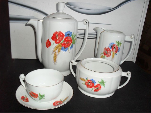 Kolekcionarski Art Deko Set za čaj