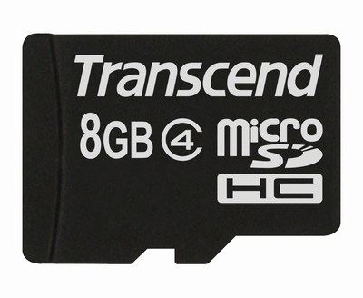 MICRO SD 8GB TRANSCEND bez adaptera TS8GUSDC4